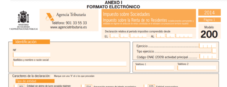 Modelo 200: descarga, cómo rellenarlo, qué es… 【junio 2025